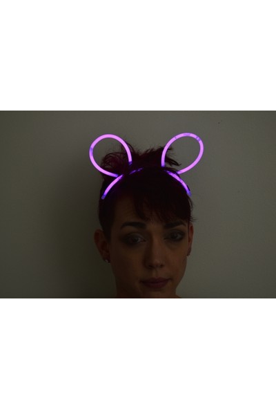 Daha Yok Mu Karanlıkta Parlayan Fosforlu Glow Stick Taç Tavşan Kulağı Tacı Pembe Renk Daha Yok Mu Karanlıkta Parlayan Fosforlu Glow Stick Taç Tavşan Kulağı Tacı Pembe Renk