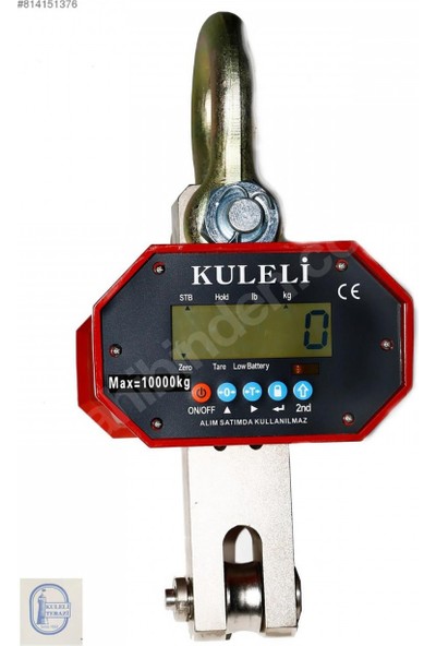 Kuleli Uzaktan Kumandalı 10 Ton Vinç Baskülü Kuleli Uzaktan Kumandalı 10 Ton Vinç Baskülü