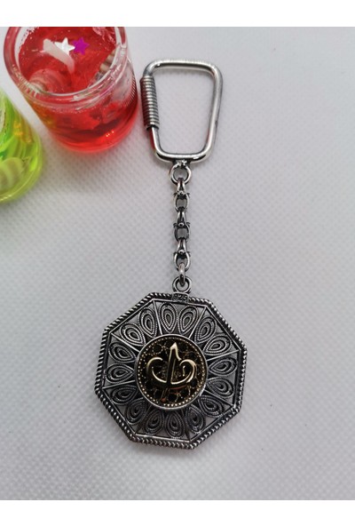 GümüşPark Midyat 925 Ayar Gümüş Anahatarlık