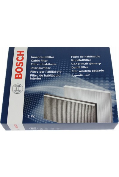 Bosch Toyota Corolla Sedan 1.3 2013-2020 Bosch Polen Filtresi Bosch Toyota Corolla Sedan 1.3 2013-2020 Bosch Polen Filtresi