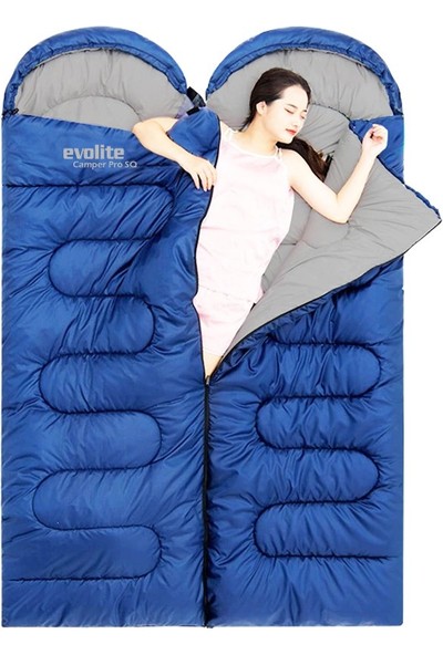 Evolite Camper Birleştirilebilir 2 Kişilik Uyku Tulumu