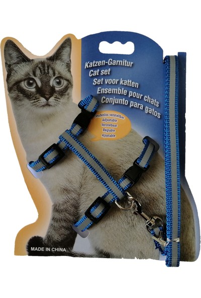 Dr. Sacchi Reflektörlü Kedi Göğüs Tasması Dr. Sacchi Reflektörlü Kedi Göğüs Tasması