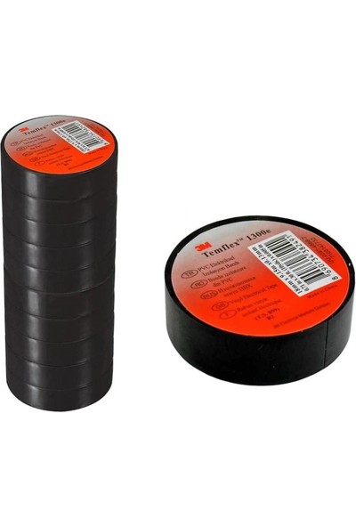 3m Temflex 1300e Izole Bant 500 Adet (Siyah)