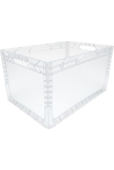 Euronorm Plastik Kasa Şeffaf (60X40X32 Cm) Euronorm Plastik Kasa Şeffaf (60X40X32 Cm)