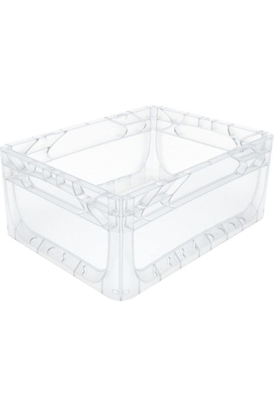 Euronorm Plastik Kasa Şeffaf (40X30X17 Cm) Euronorm Plastik Kasa Şeffaf (40X30X17 Cm)