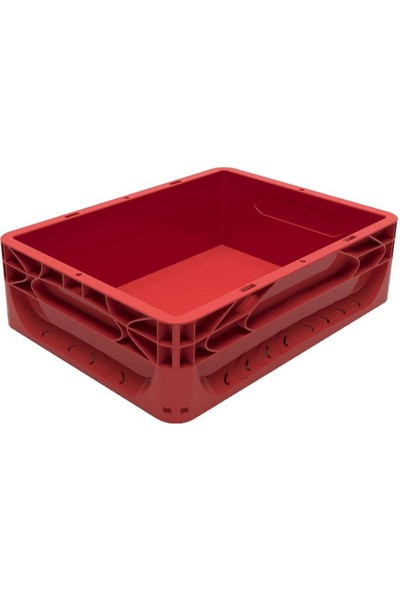 Euronorm Plastik Kasa Kırmızı (40X30X12 Cm) Euronorm Plastik Kasa Kırmızı (40X30X12 Cm)