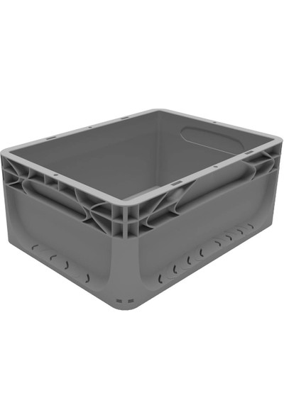 Euronorm Plastik Kasa Gri (40X30X17 Cm)