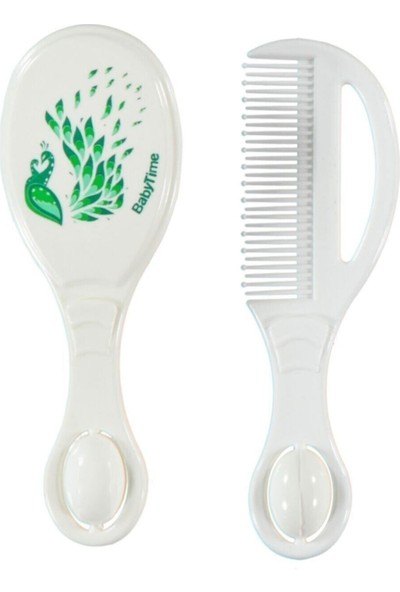 Baby Time Tarak Fırça Seti Beyaz Baby Time Tarak Fırça Seti Beyaz