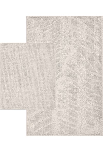 Venetion Doğal Pamuklu 2'li Banyo Kilim Seti