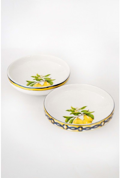 Yeşil Limon Iki Adet Kase