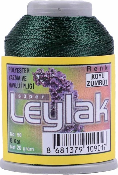 Leylak Oya ve Dantel Ipi 20 gr Koyu Zümrüt