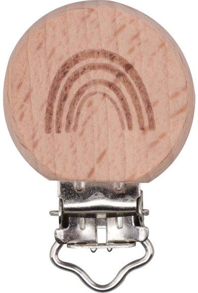 Asel Duru Gökkuşağı Baskılı Emzik Klipsi Asel Duru Gökkuşağı Baskılı Emzik Klipsi