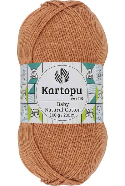 Kartopu Baby Natural Cotton El Örgü Ipi 100 Gr. Kiremit Tozu K261 Kartopu Baby Natural Cotton El Örgü Ipi 100 Gr. Kiremit Tozu K261