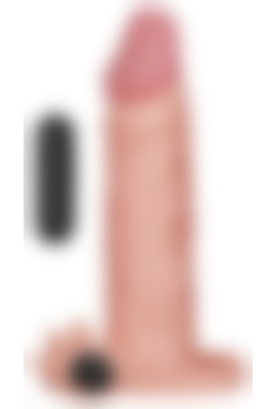 Realistik Yumuşak Dokulu Titreşimli 5 cm Uzatmalı Penis Kılıfı Realistik Yumuşak Dokulu Titreşimli 5 cm Uzatmalı Penis Kılıfı