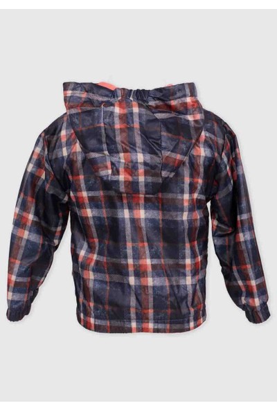 Hippıl Baby Kare Baskılı Yağmurluk | Turuncu