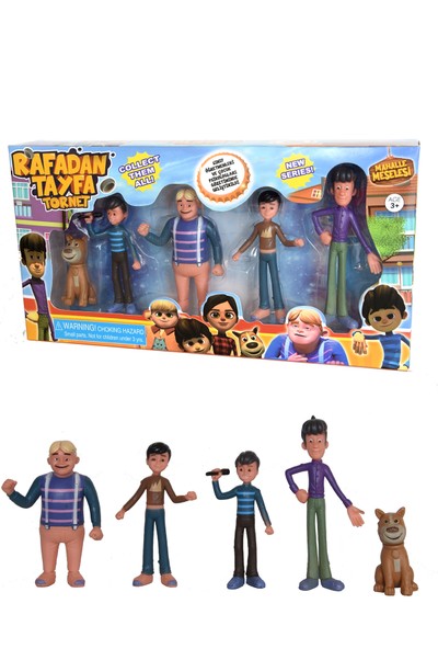 Udatoys Rafadan Tayfa Karakter Figür Oyuncak Seti 5li Udatoys Rafadan Tayfa Karakter Figür Oyuncak Seti 5li
