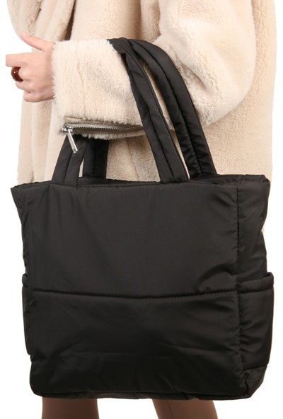 Emse Boutique Kadın Kabartmalı Puf Kumaş Kol / Omuz Çanta Emse Boutique Kadın Kabartmalı Puf Kumaş Kol / Omuz Çanta