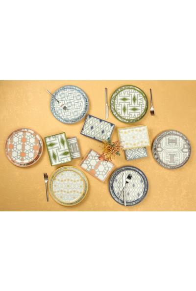 Porland Akroter Karma Ikram ve Kahvaltı Takımı 18 Parça