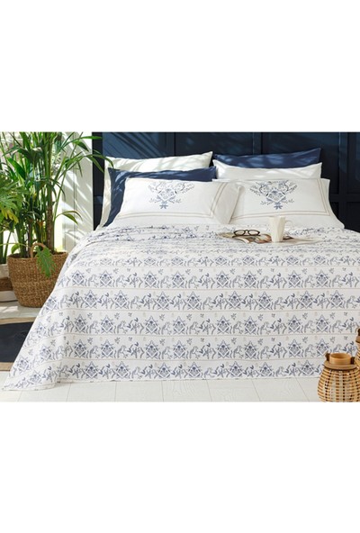 Carino Natural Baskılı Çift Kişilik Pike 200 x 220 cm