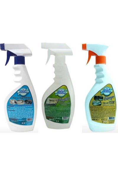Deep Cleaner 500 ml Mutfak+Banyo+Kir ve Yağ Sökücü