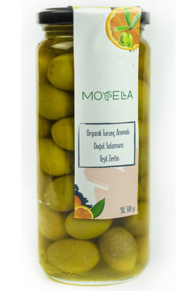 Mobella Doğalturunç Aromalı Yeşil Zeytin
