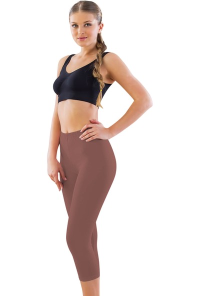 Kahve Mı Emay 7300 Battal Kapri Tayt Kahve Mı Emay 7300 Battal Kapri Tayt