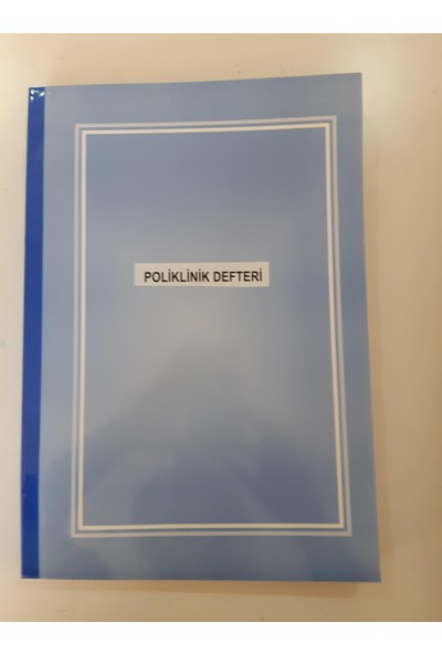 Kültür Matbaası Poliklinik / Protokol Defteri 400 sayfa