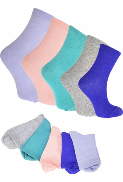 Black Arden Socks Unisex 5'li Soft Renkli Tenis Çorabı 36-41 Numara BT-0515 Black Arden Socks Unisex 5'li Soft Renkli Tenis Çorabı 36-41 Numara BT-0515