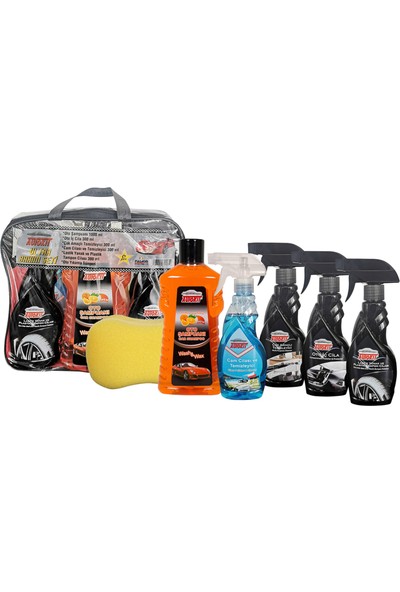 Autokit Yazlık Ultra Bakım Seti Çantalı 6 Parça Autokit Yazlık Ultra Bakım Seti Çantalı 6 Parça