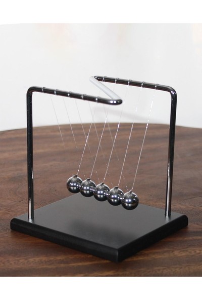 Newton Çarpışan Denge Topları Newton Beşiği Dekoratif Hediyelik