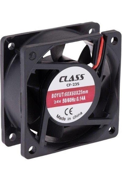Class 60X60X25MM Dc 24VOLT Fan - 1ADET Class 60X60X25MM Dc 24VOLT Fan - 1ADET