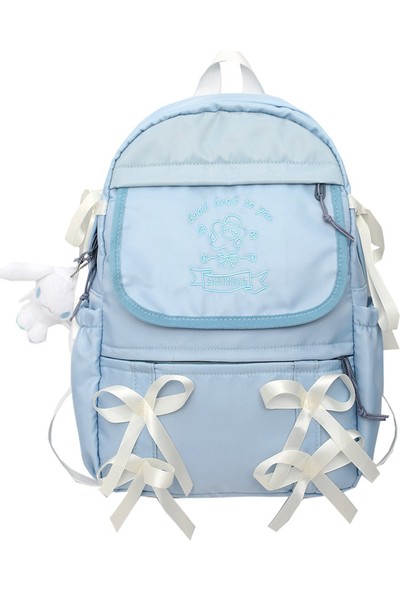 Sanjin Ilkokul Öğrencilerinin Okul Çantası Kadınlar Sırt Çantası Büyük Kapasiteli Seyahat(Aksesuarlar Dahil) (Yurt Dışından)