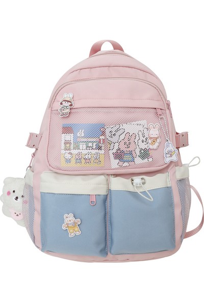 Sell Global Kız Çocuk İlkokul Okul Sırt Çantası - Pembe (Yurt Dışından)