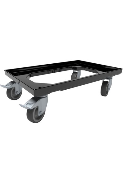 Taşıma Arabası (2 Teker Frenli) Siyah