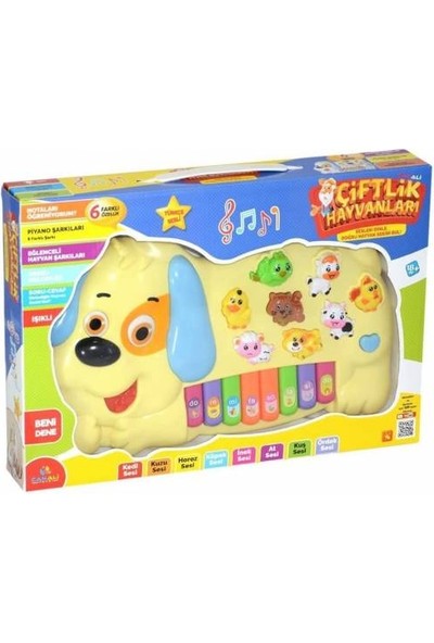 Can Toys Türkçe Sesli Eğitici Köpek Figürlü Piyano CNA-CNL2223 Can Toys Türkçe Sesli Eğitici Köpek Figürlü Piyano CNA-CNL2223