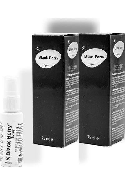 Black Berry Bitkisel Geciktiricili Spray 25 Ml 2 Adet