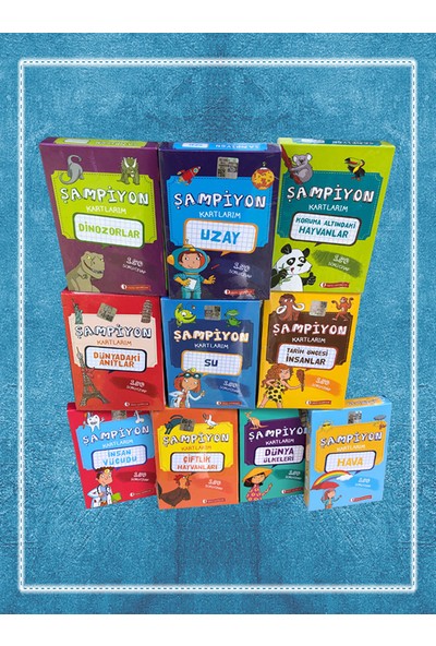 Şampiyon Kartlarım 10'lu Set