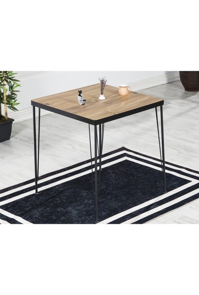 Trendy Assel Miray Yemek Masası-Mutfak Masası 70X70 Oval Kenar Trendy Assel Miray Yemek Masası-Mutfak Masası 70X70 Oval Kenar