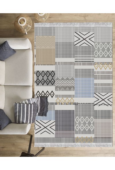 Alaaddin Carpet Kaymaz Taban Yıkanabilir Dijital Baskı Halısı