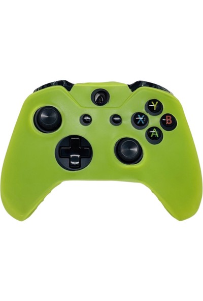 Yues Xbox One S Gamepad Silikon Kılıf Joystick Koruyucu Kılıf Limon Yeşili