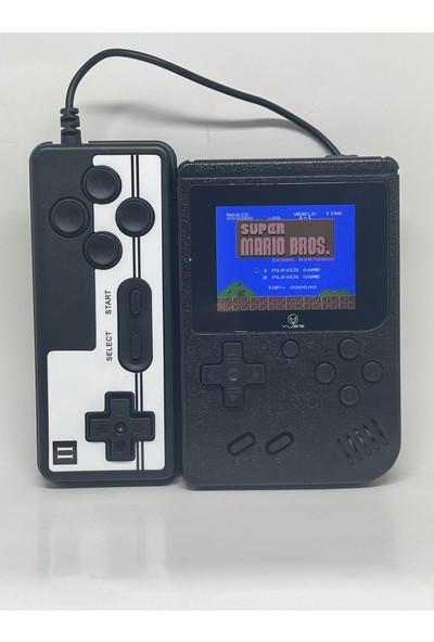 Yues Retro El Atarisi 400 Oyunlu Nostalji Oyun Konsolu 2 Kişilik Siyah Yues Retro El Atarisi 400 Oyunlu Nostalji Oyun Konsolu 2 Kişilik Siyah