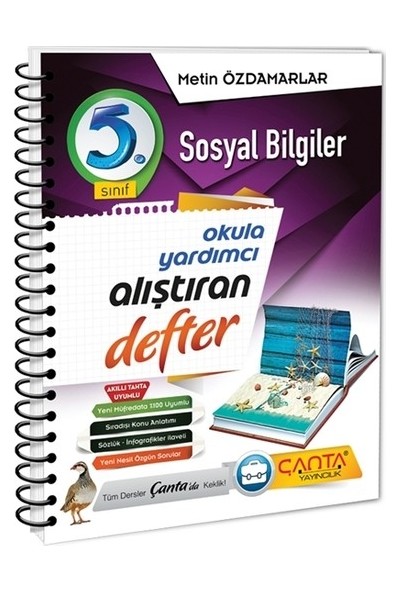 Çanta Yayınları 5. Sınıf Sosyal Bilgiler Alıştıran Defter Çanta Yayınları 5. Sınıf Sosyal Bilgiler Alıştıran Defter
