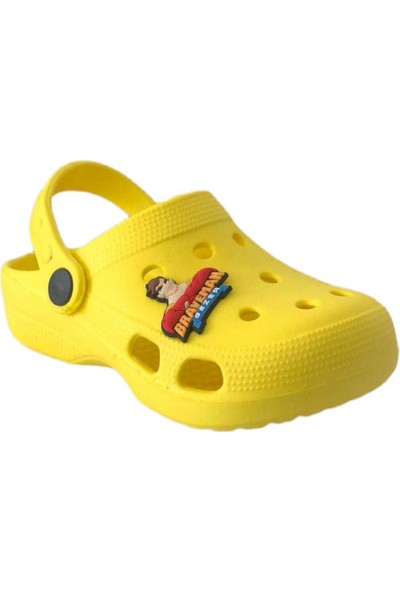Gezer 14157 Sarı Çocuk Plaj Terlik Sandalet
