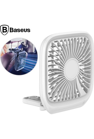 Baseus Foldable USB Araç Arka Koltuk Vantılatör Fan Soğutucu Baseus Foldable USB Araç Arka Koltuk Vantılatör Fan Soğutucu