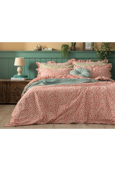 English Home Midsummer Blossom Pamuklu Tek Kişilik Nevresim Seti 160X220 cm Nar Çiçeği English Home Midsummer Blossom Pamuklu Tek Kişilik Nevresim Seti 160X220 cm Nar Çiçeği