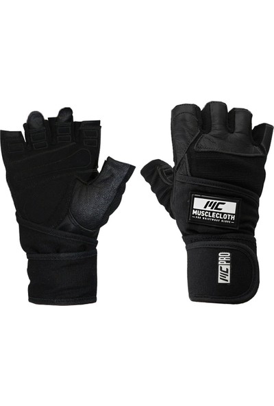 Musclecloth Pro Fitness Ağırlık Eldiveni Siyah