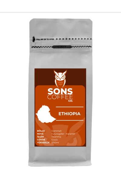 Ethiopia Djimmah 250 gr Kahve Ethiopia Djimmah 250 gr Kahve