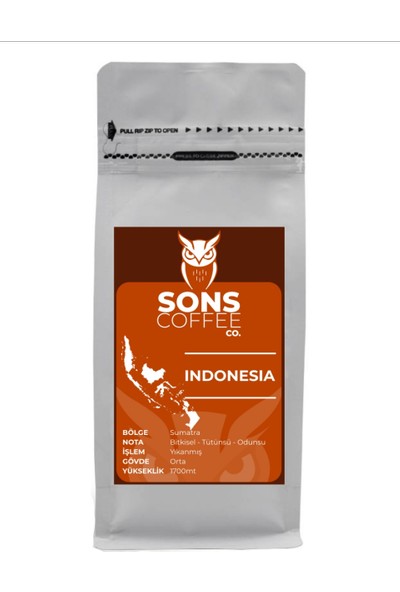 Indonesia Sumatra 250 gr Kahve Indonesia Sumatra 250 gr Kahve