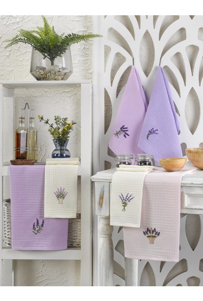 Şilay Home Şilay 6'lı Mutfak Kurulama Bezi Mor Set Lavanta Seti 45X60 Şilay Home Şilay 6'lı Mutfak Kurulama Bezi Mor Set Lavanta Seti 45X60