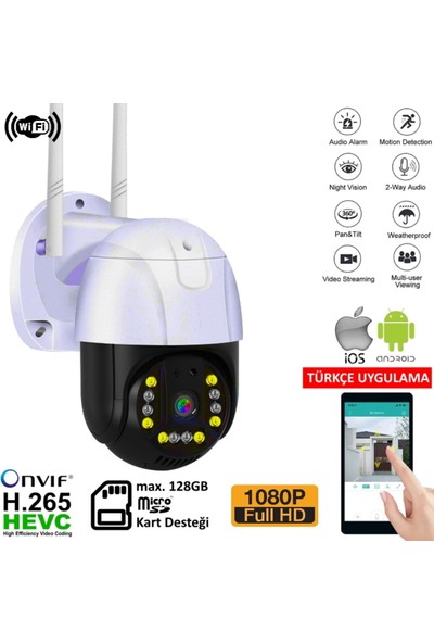 Vivatech 2.0 Mp Ip Smart Wifi Network Dome Güvenlik Kamerası